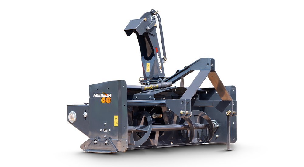 MK Martin 97 inch Pull Type PTO Snowblower with Hydraulic Rotator