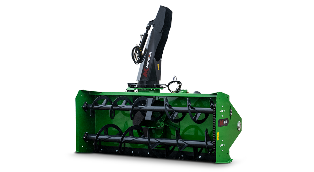 MK Martin 87 inch Meteor Double Auger PTO Snowblower